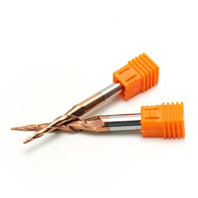 Cina Fresa per intaglio a 35 gradi 55HRC, frese per intaglio del legno a due taglienti per router in vendita