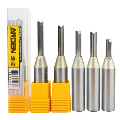 China Arden 1/2 Schaft 0107 TCT Gerader CNC Holzfräser Bit 2 Schneiden Gerade Bits Nuten Holzbearbeitung Fräser Endmill zu verkaufen