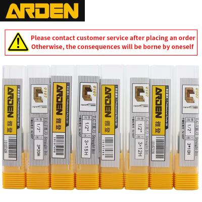 China Arden 1/2 Schaft 0107 TCT Gerader CNC Holzfräser Bit 2 Schneiden Gerade Bits Nuten Holzbearbeitung Fräser Endmill zu verkaufen