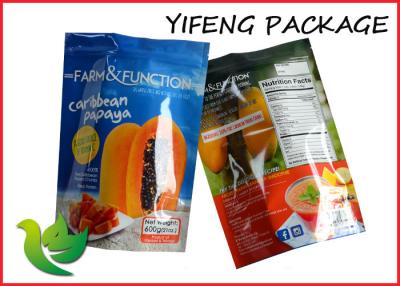 China A qualidade alta laminou a janela transparente dos sacos de plástico do fechamento do fecho de correr para a embalagem dos frutos secos à venda