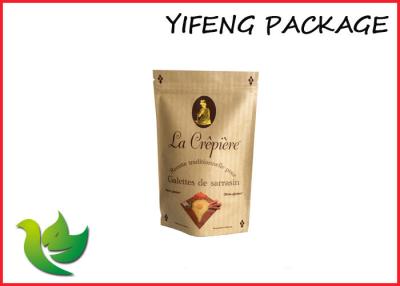 China Nahrung stehen oben Kraftpapier-Verpackentasche mit empfindlichem Drucken zu verkaufen