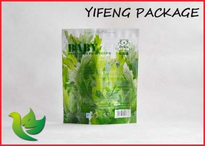 Cina Di plastica stia sul sacchetto della chiusura lampo con la chiara parte anteriore, la resistenza dell'ossigeno in vendita