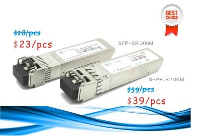 Cina Singolo modo SFP + modulo ottico 10GBASE-LR/LW 300M 850nm del ricetrasmettitore in vendita