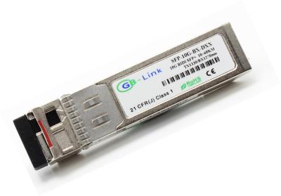 Κίνα Οπτικό συμβατό σύστημα της Cisco πομποδεκτών BIDI 10G SFP+ 60KM προς πώληση