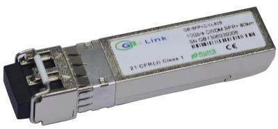 Cina Singolo modo 10G SFP + ricetrasmettitore 80km 1470nm - 1610nm del modulo per Ethernet in vendita