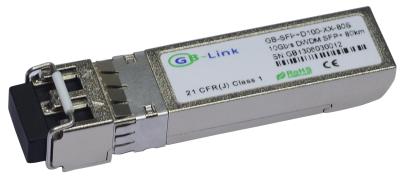 Cina Modulo del ricetrasmettitore di singolo modo DWDM SFP per il Manica/Ethernet della fibra 10G di 80km in vendita