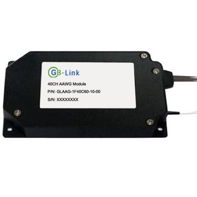 中国 DWDM システムのための黒い 100G Athermal AWG モジュールの小箱 MUX DEMUX 販売のため