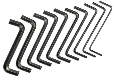 China Hohe Qualität 0,7mm-36mm Schwarz Oxid Kohlenstoffstahl Hex Spanner Allen Hex Schlüssel Z-Typ Hex Schlüssel zu verkaufen