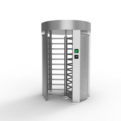 China SS304 600 Mm Full Height Turnstile Gate Wired Remote Control Fail Safe for sale