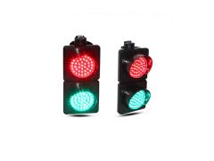 높은 밝기 미니 사이즈 AC85V-265V DC12V 24V LED PC 재료 빨간색과 녹색 100mm 교통 신호등