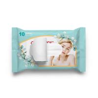 Cina Trucco della vaniglia & dell'arancia che rimuove la vitamina naturale E dell'aloe della fibra di pianta di towelettes delle strofinate nessun ftalati SLS dei parabens minerali in vendita