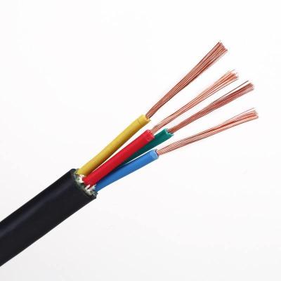 中国 柔軟な4コア銅導体PVC隔熱家用ワイヤーケーブル 4*4mm 6mm 10mm 16mm 販売のため