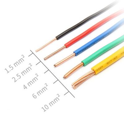 中国 シングルコア銅電線 1.5mm 2.5mm 4mm 6mm 固体電導体 THW THHN 販売のため