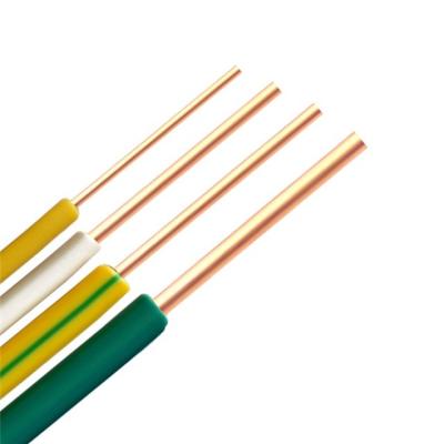中国 固体電導銅 1.5mm PVC 断熱電線 450/750V 定電圧 販売のため
