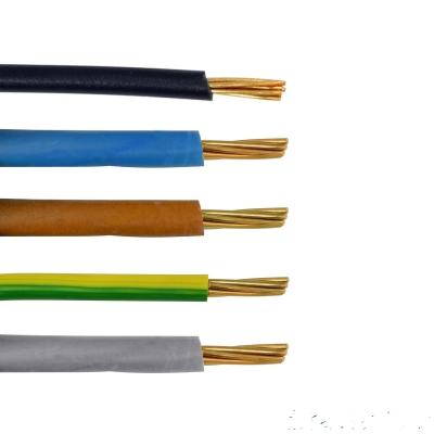 中国 1.5mm 2.5mm 4mm 6mm 10mm 16mm 電気発電装置用PVC断熱型家用ワイヤ 販売のため