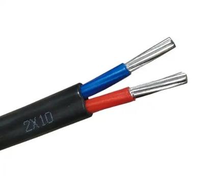 中国 JB/T 8734.2 標準の450/750V アルミ PVC ストランディングコアフラットツイン電線 販売のため