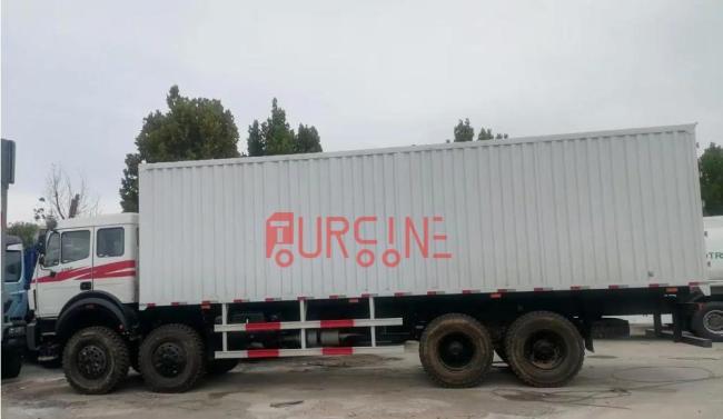 Beiben 8x8 cargo truck side view