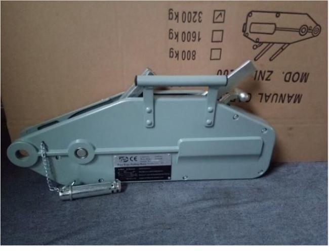 Guincho da grua de corda do fio da grua do guincho da mão da corda de fio de aço de Tirfor para levantar 1