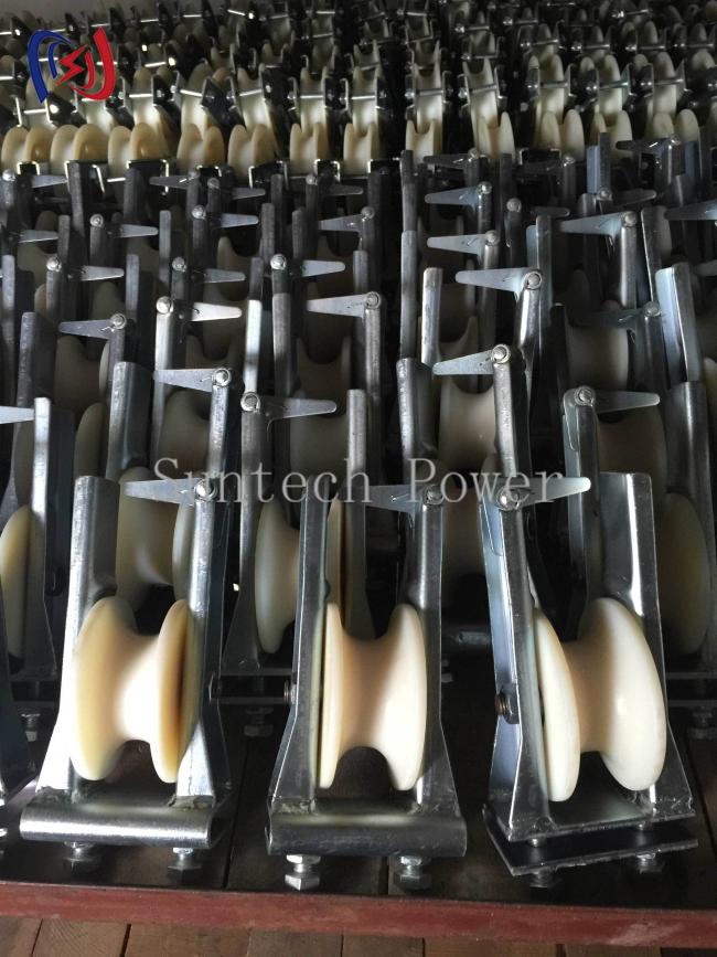 Swerve Skyward Stringing Block in operation