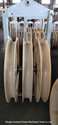 中国 660mmのナイロンSheaveの滑車ブロックをひもでつなぐ400KV送電線 販売のため