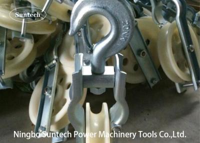 China Einzelnes Antriebsscheiben-Kabel, das Flaschenzug mit Haken für das Aufreihen der Kabelader zieht zu verkaufen