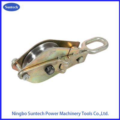China Rodas de acero fundido tipo gancho de hoja de elevación de bloques de elevación en venta