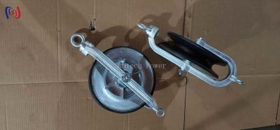 China Oberleitungs-Rundriemen-Niederhalter-Drahtseil-Aufreihblock zu verkaufen