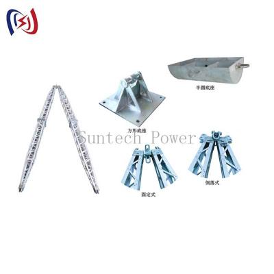 China Torre galvanizada de acero poste del palo Q345 con el soporte en venta