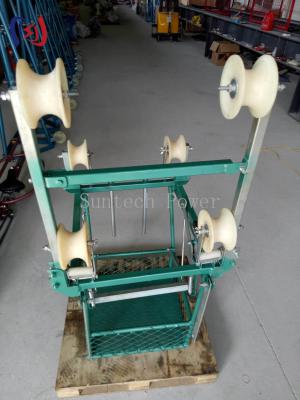 China Verstellbarer Vierleiter-Trolley für Reparaturarbeiten an Freileitungen zu verkaufen