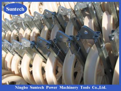 China Freileitungs-Einzelrad-Übertragungsleiter-Aufreihblöcke aus Nylon zu verkaufen