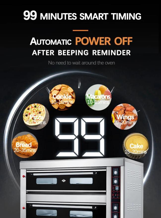 High-Quality Gas Baking Bakery Oven with Computer Board
