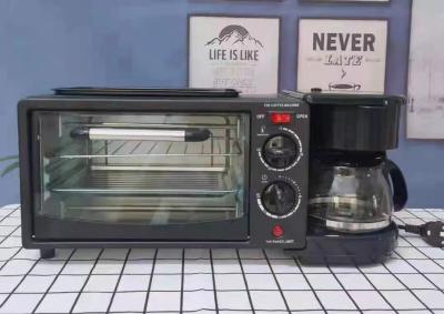 Cina Multifunzione 3 in 1 Macchine per la colazione Forno elettrico Padella per la frittura Macchina per il caffè versatile in vendita
