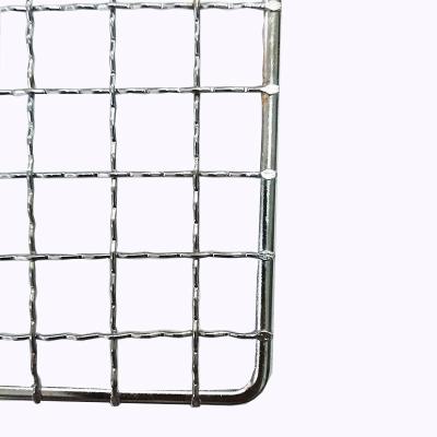 China Gepersonaliseerde vierkant gat vlees Groente Grill Net Draad Mesh BBQ verschillende grootte Barbecue Net Te koop