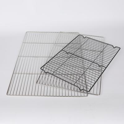 China Voedingsmiddelenkwaliteit roestvrij staal Bakoven Rack Mesh Non-Stick Finish Te koop