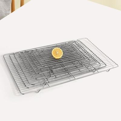 China Customized Request Food Grade Stainless Steel Wire Mesh Oven Rack in Customizable Size Te koop