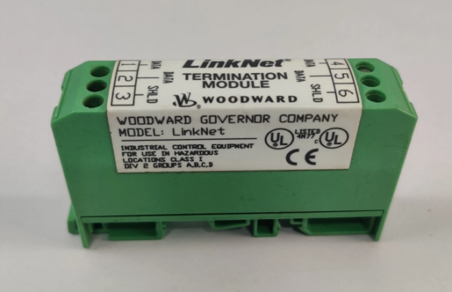 9905-760 Woodward Link Termination Resistor module front view
