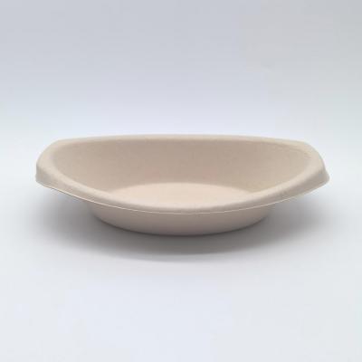 Cina Le stoviglie biodegradabili ovali sicure Oilproof della bagassa di microonda lanciano per la tagliatella in vendita