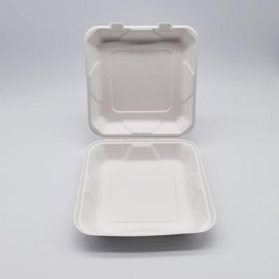 Cina 900ml contenitori da portar via biodegradabili, scatole asportabili biodegradabili Microwavable in vendita