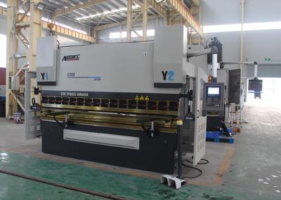 Cina Tonnellata 3200mm della macchina 110 del freno della stampa di CNC di rendimento elevato con l'ascissa di Y1 Y2 in vendita