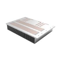 Quality Customized Aluminum Heatpipe Water Cooling Block Heatsink 4 Heat Pipe for sale