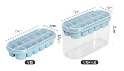 중국 식품 등급 실리콘 아이스 큐브 곰팡이 가구 냉장고에서 대용량 저장 판매용