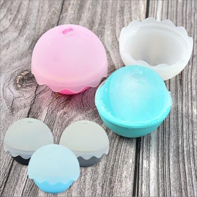 Κίνα Ευέλικτο Σιλικόνιο Ice Ball Mold 2.4 ίντσες ανθεκτικές σφαίρες ουίσκι για εργαλεία παγωτού προς πώληση