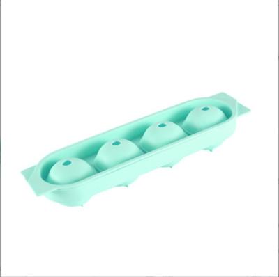 Κίνα Σιλικόνιο Ice Cube Τράι Σχήματα Κρυστάλλινο Διαφανές 4 Σωλήνη φορητή στρογγυλή σφαίρα κατασκευαστής προς πώληση
