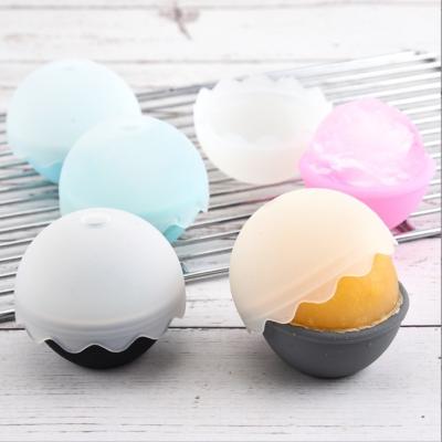 중국 Ice Cream Tools Food Grade Round Silicone Ice Mold Whiskey Ball Maker Mold 판매용
