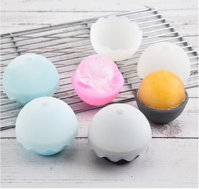 중국 Ice Cream Tools Food Grade Round Silicone Ice Mold Whiskey Ball Maker Mold 판매용