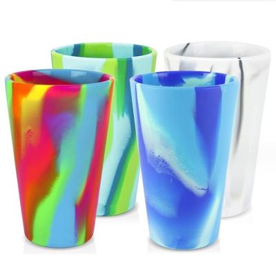 중국 Food Grade Silicone Collapsible Cup Customized Logo Wine Glasses that are Unbreakable 판매용