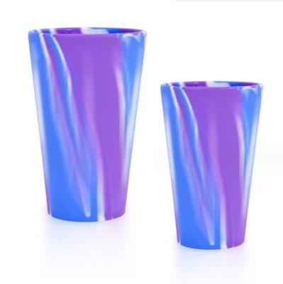 중국 Food Grade Silicone Collapsible Cup Customized Logo Wine Glasses that are Unbreakable 판매용