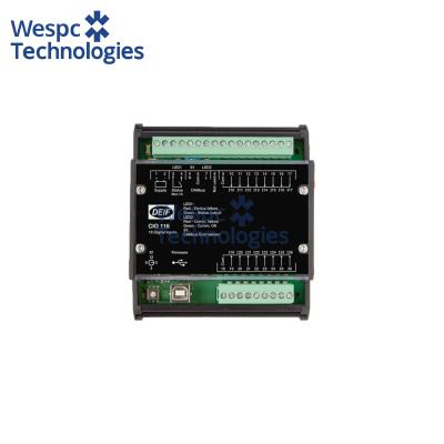 China Wespc Original DEIF CIO116 Control Module CAN Generator Analog Interface Module for sale
