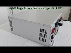GCE HV BMS personnalisé 1296V 30~405S 400A 500A Système de gestion 5U avec batterie au lithium maître-esclave BMS haute tension