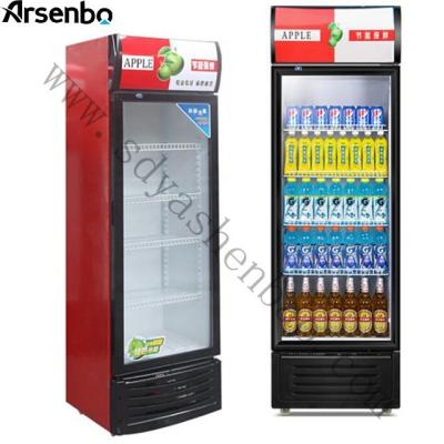 中国 単一のドア商業冷却装置飲料のクーラー350L マルチシーンの耐久財 販売のため